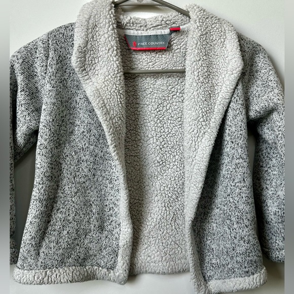 Free Country | Jackets & Coats | Free Country Kids Silver Chip Sherpa ...